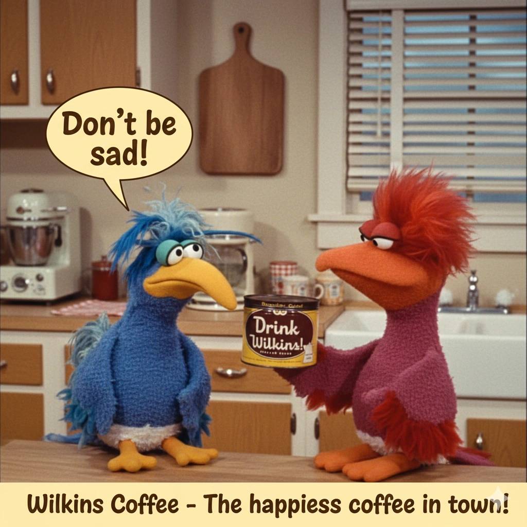 Wilkins Coffee Commercial - Mel and Duke (Muppet Wiki stuff) | Fan art ...