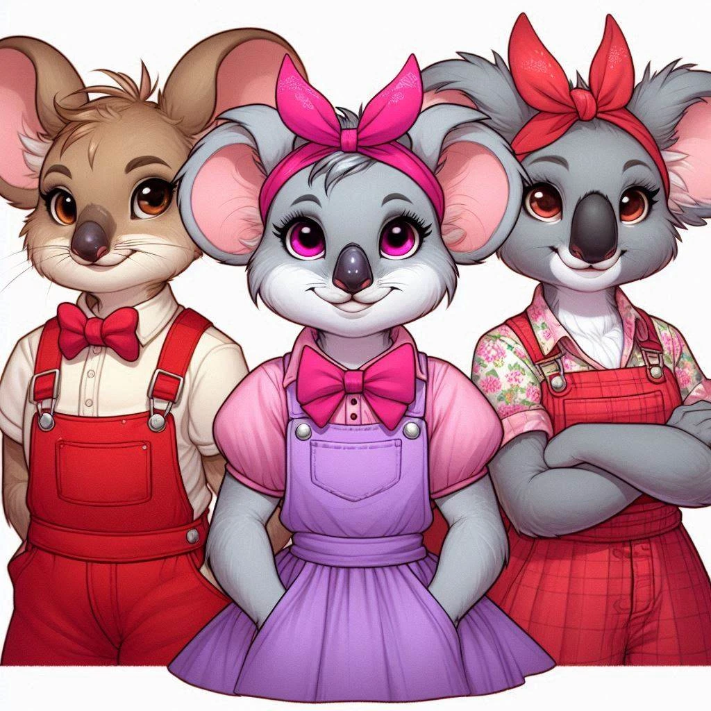 MARCIA MARSUPIAL MOUSE, NUTSY KOALA AND MYRTLE (BLINKY BILL) (YORAM GROSS) by mnwachukwu16 ...