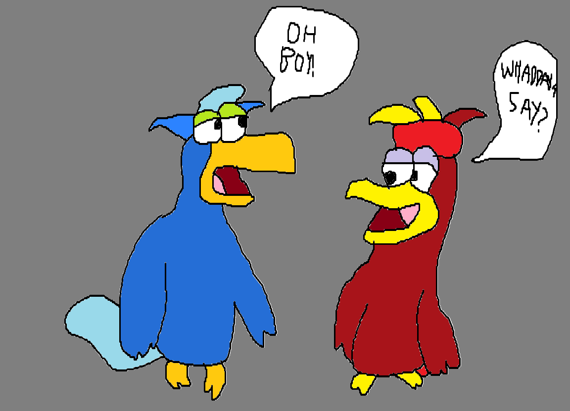 Mel Bird Meets Harvey Bird in The Muppet Show | Fan art Fun Wiki | Fandom