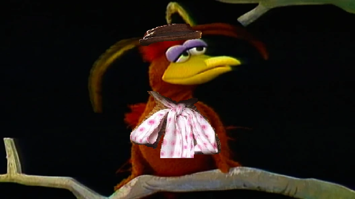 Harvey Bird Dressed as Fozzie Bear (Muppet Wiki Stuff) | Fan art Fun ...