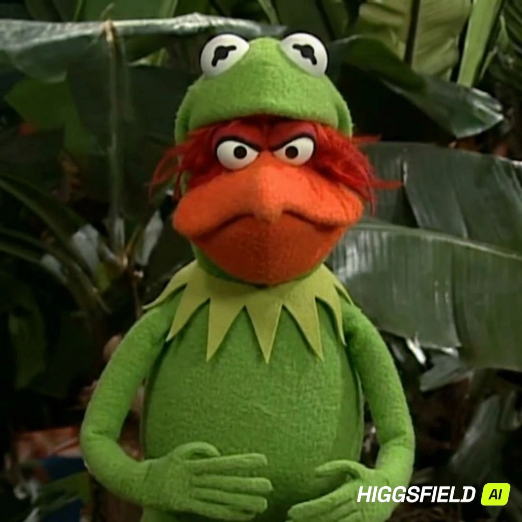 Duke Bird as Kermit the Frog (Muppet Wiki stuff) | Fan art Fun Wiki ...