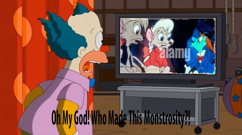 Krusty the Clown watches The Secret of NIMH 2 by joseluislobatohumane ...