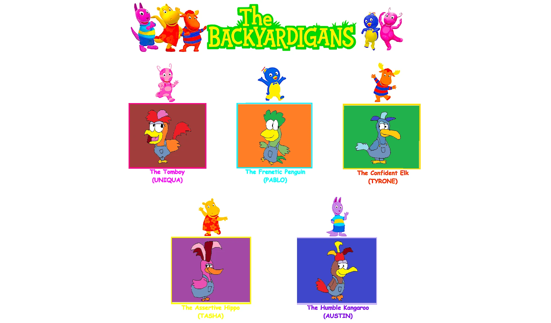 Memes Tasha The Backyardigans (The Muppet Birds Meme Style) | Fan Art
