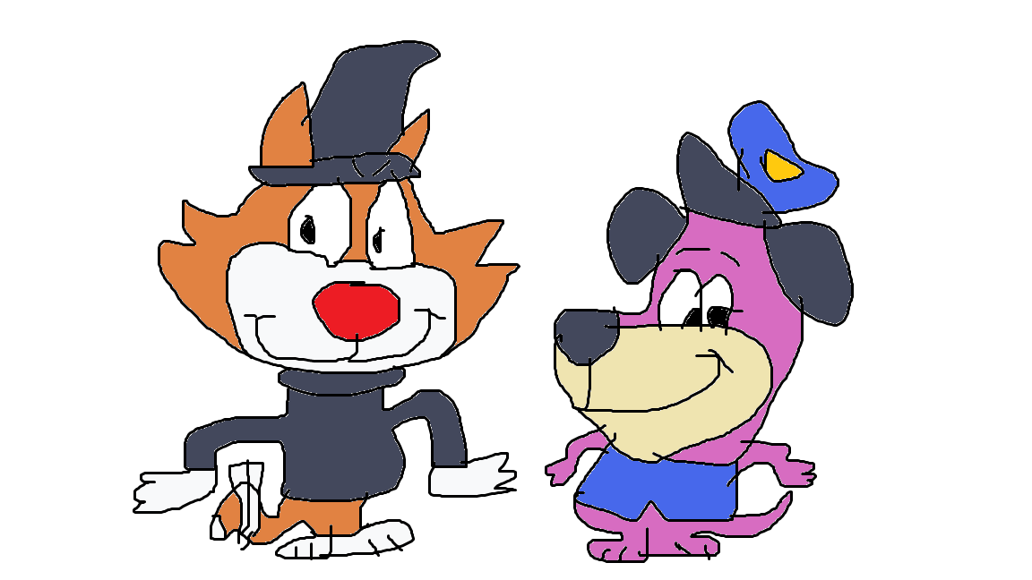 Rowdy and Peanut (Hanna-Barbera style) (art STUFF) | Fan art Fun Wiki | Fandom