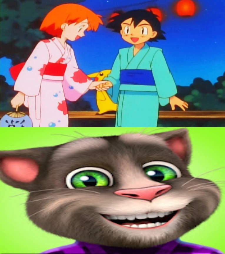 Talking Tom loves PokeShipping by MaxietheFox2005 (DeviantArt stuff) | Fan art Fun Wiki | Fandom