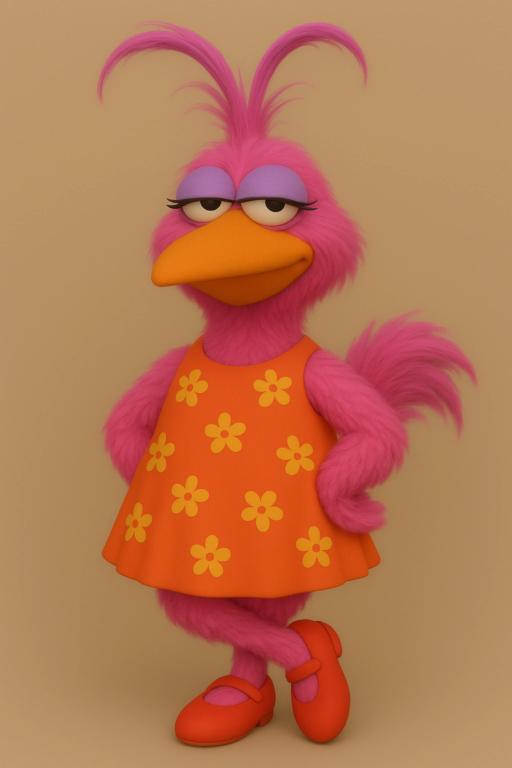 Shirley Bird Dressed as Tasha (from The Backyardigans) (Copilot AI ...