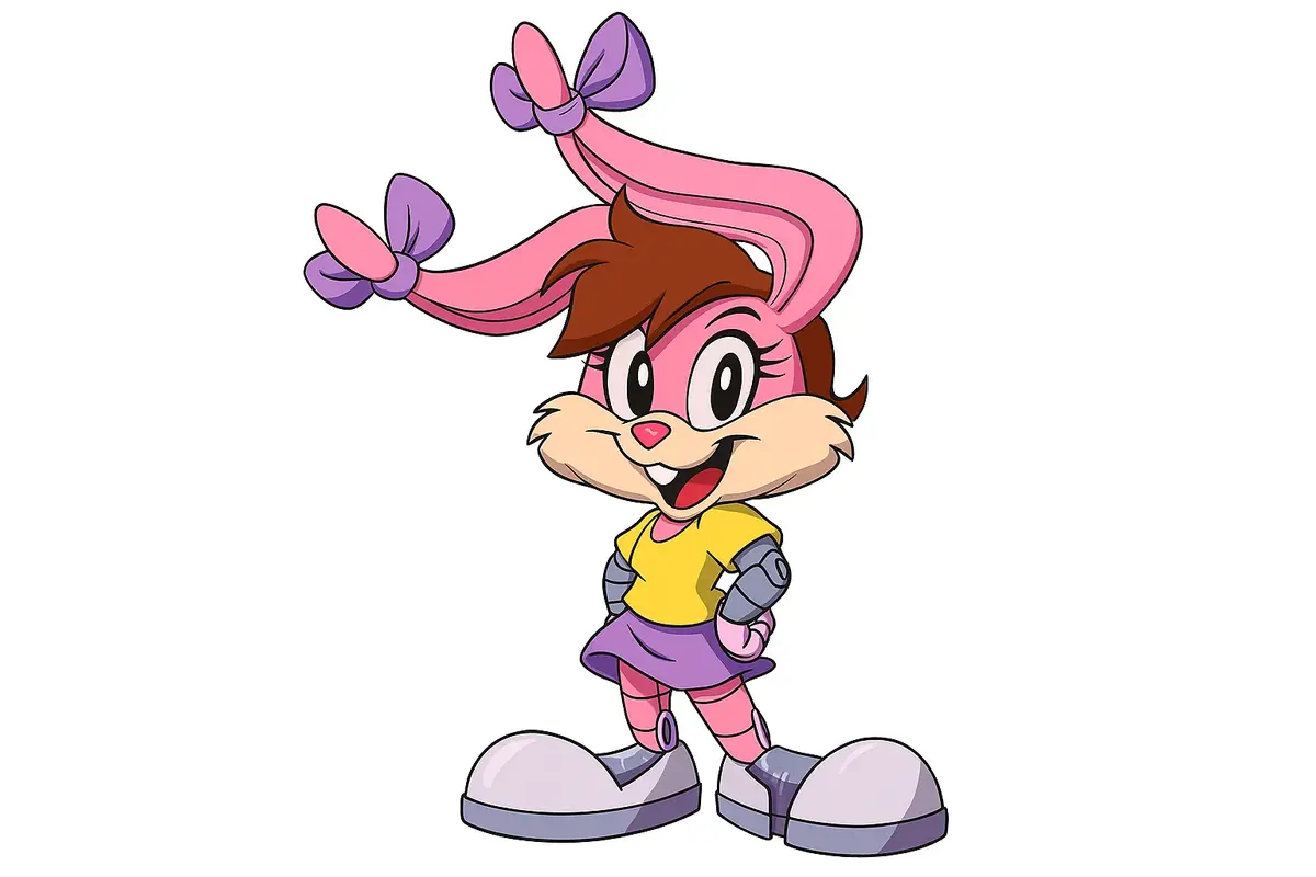 Babs Bunny in the style of Bunnie Rabbot (AI stuff) | Fan art Fun Wiki ...