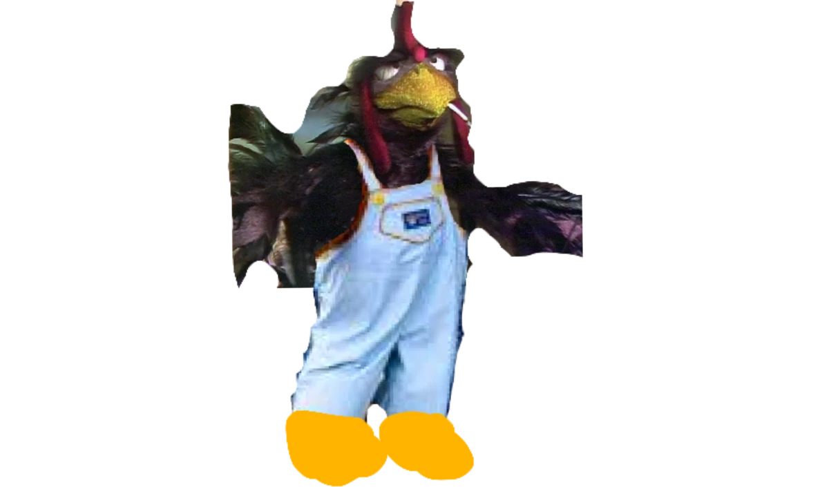 What if Black Rooster Wears Overalls (Muppet Wiki Stuff) | Fan art Fun ...