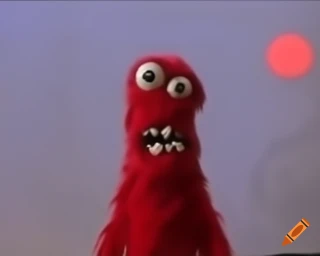 Vintage red creature from a 2000's tv sitcom (AI stuff) | Fan art Fun ...