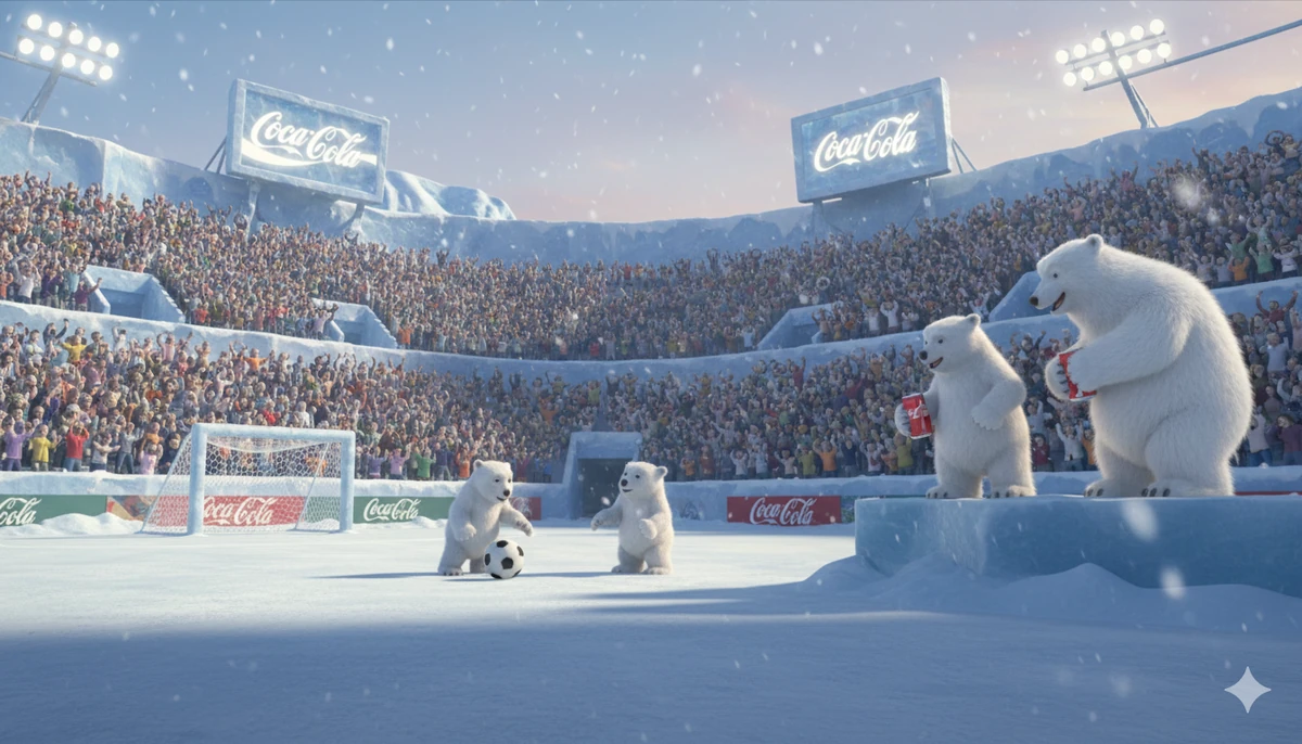 Coca-Cola polar bears ad - Polar Bear Goal (Gemini) | Fan art Fun Wiki ...