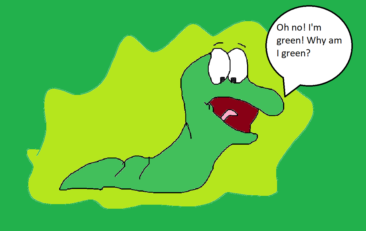 The Blue Racer painted in green by SidabaTheToonLord (DeviantArt stuff ...