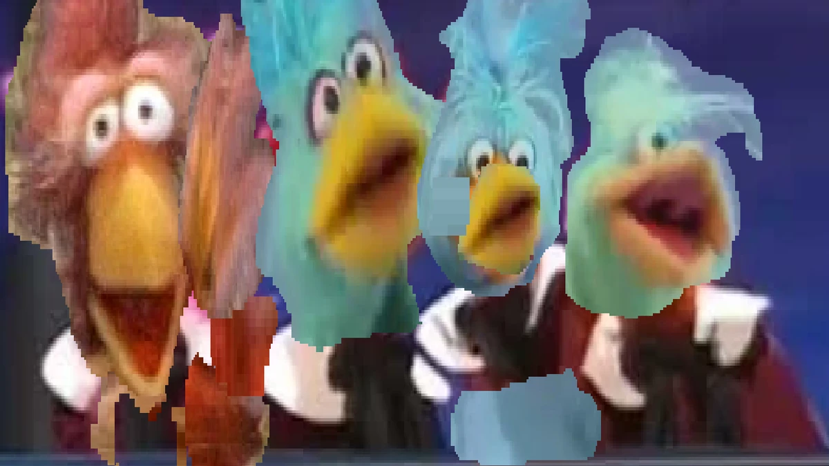 What if Mama Tree Creature and Small Blue Birds Had Clothes from ...