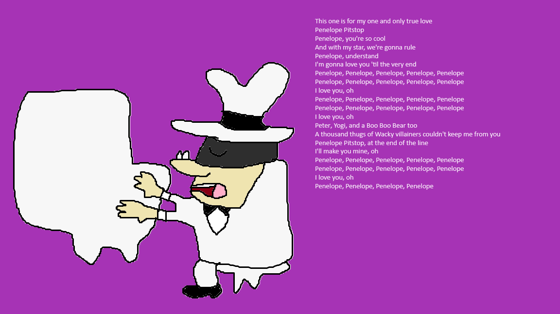 The Hooded Claw Sings Penelope (art STUFF) | Fan art Fun Wiki | Fandom