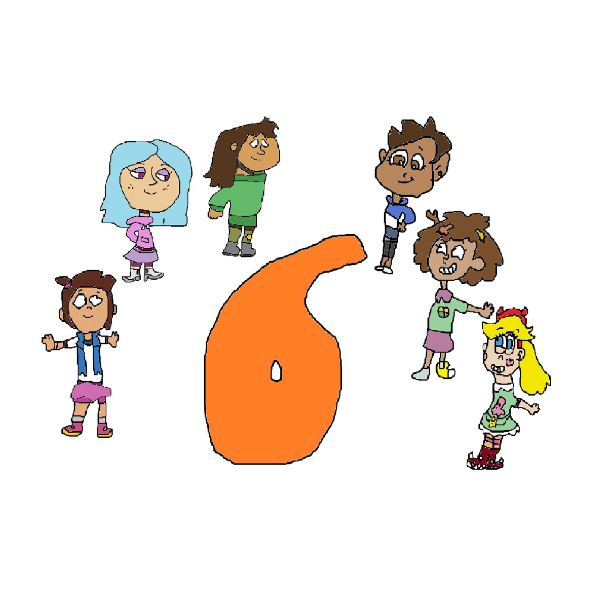 Cartoons Numbers : Six by SidabaTheToonLord (DeviantArt stuff) | Fan ...