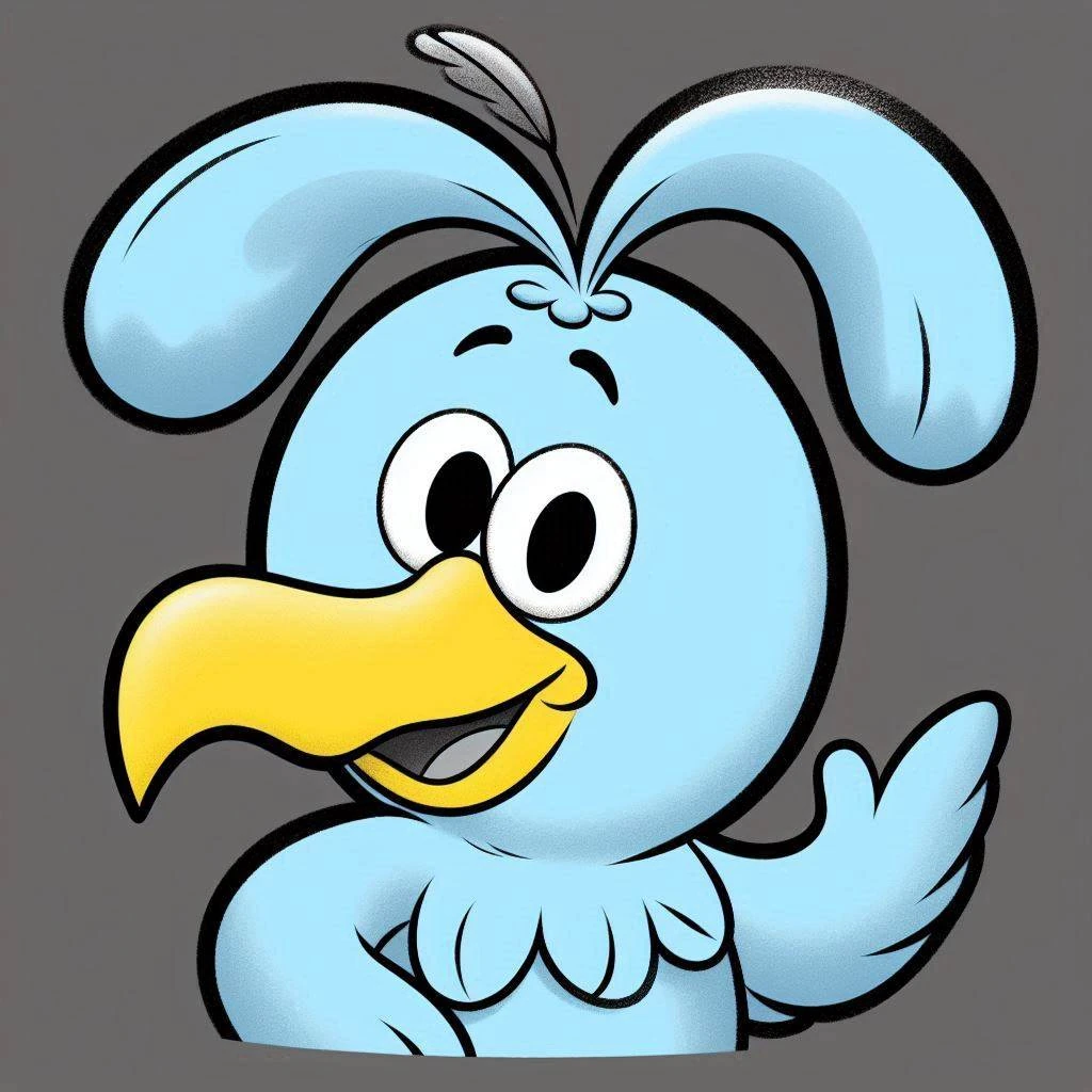 Mel Bird in Blue's Clues style (AI stuff) | Fan art Fun Wiki | Fandom