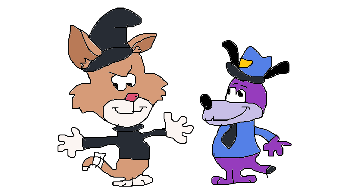 Rowdy and Peanut (Peyo style) (art STUFF) | Fan art Fun Wiki | Fandom