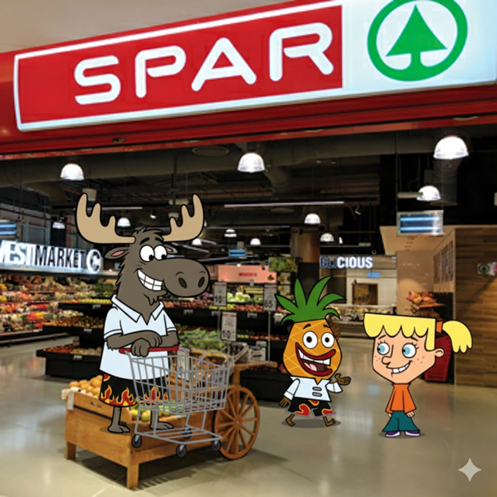 Yakkity Yak, Keo and Lemony are walking in SPAR Supermarket | Fan art ...