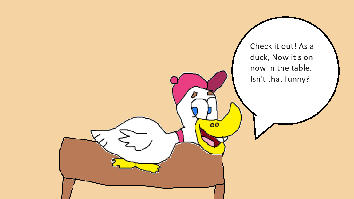 Timmy the Duck on the Table by SidabatheToonLord (DeviantArt stuff ...