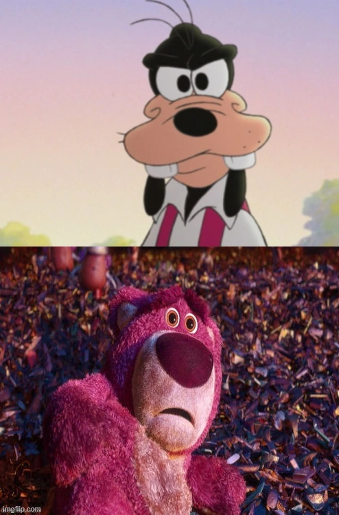 Goofy is angry at Lotso by MaxietheFox2005 (DeviantArt stuff) | Fan art ...