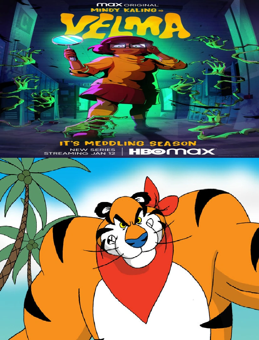 Tony the Tiger Hates Velma (2023) by MaxietheFox2005 (DeviantArt stuff ...