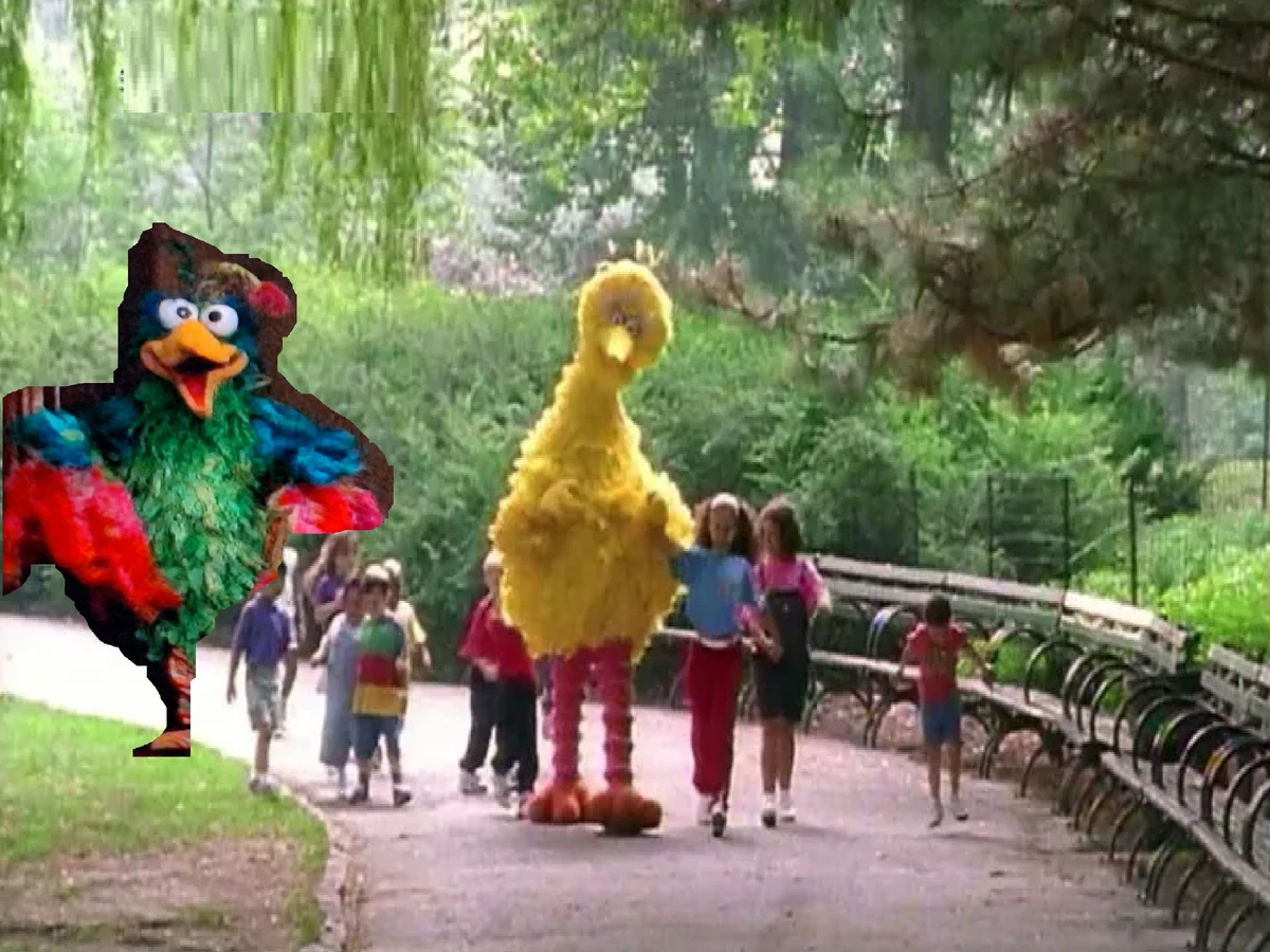 Fletcher Bird and Big Bird (Muppet Wiki stuff) | Fan art Fun Wiki | Fandom
