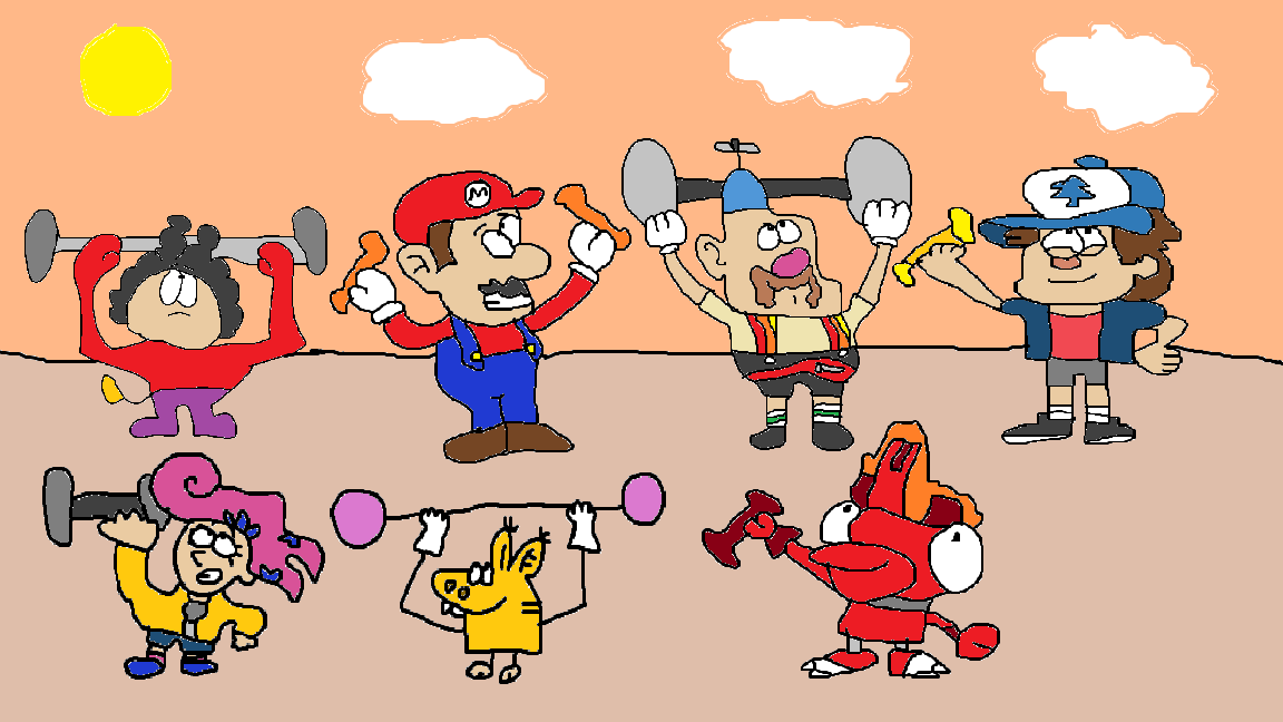 Toon-Olympics EP17 :Weightlifting by SidabaTheToonLord (DeviantArt ...