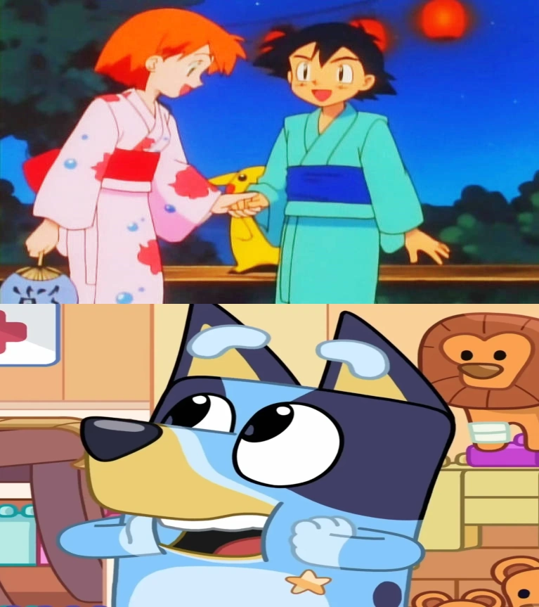 Bluey loves PokeShipping by MaxietheFox2005 (DeviantArt stuff) | Fan ...