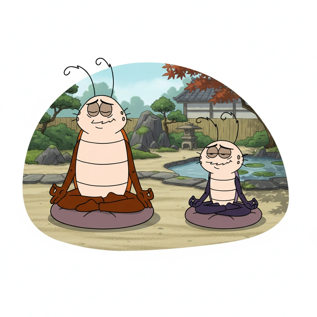 Rube Roach and Reg Roach are doing a meditation at japan (Gemini) | Fan ...