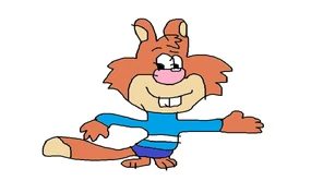 Scaredy Squirrel in style of Screwy Squirrel (art STUFF) | Fan art Fun ...