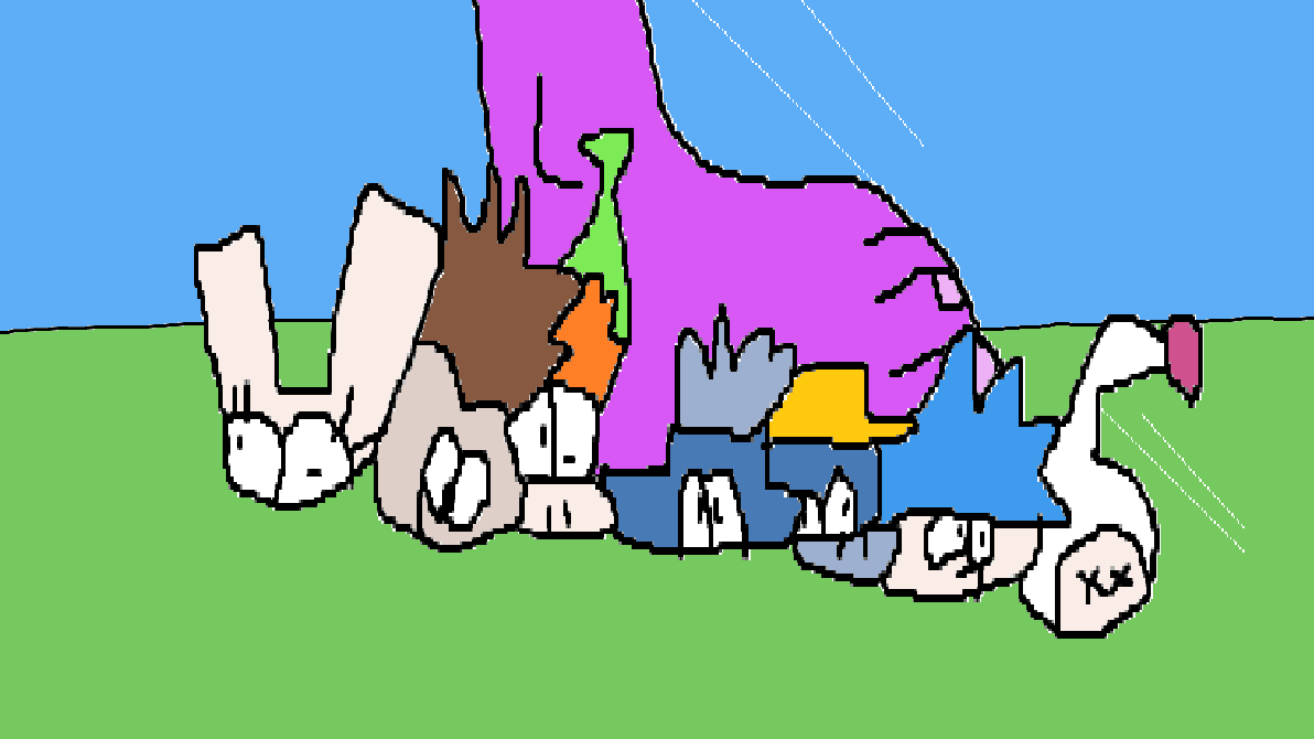 The Giant Foot Stomped Seven by SidabaTheToonLord (DeviantArt stuff ...