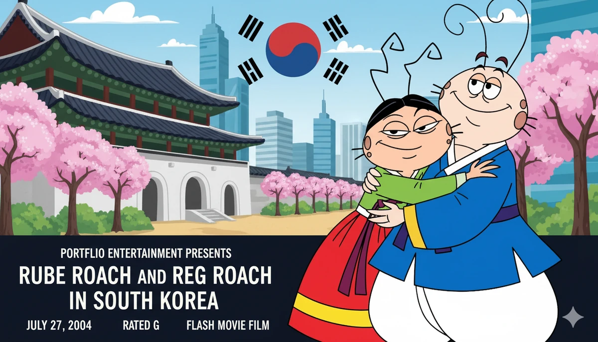 Portfolio Entertainment Presents Rube Roach and Reg Roach in South Korea (Flash movie film, July ...