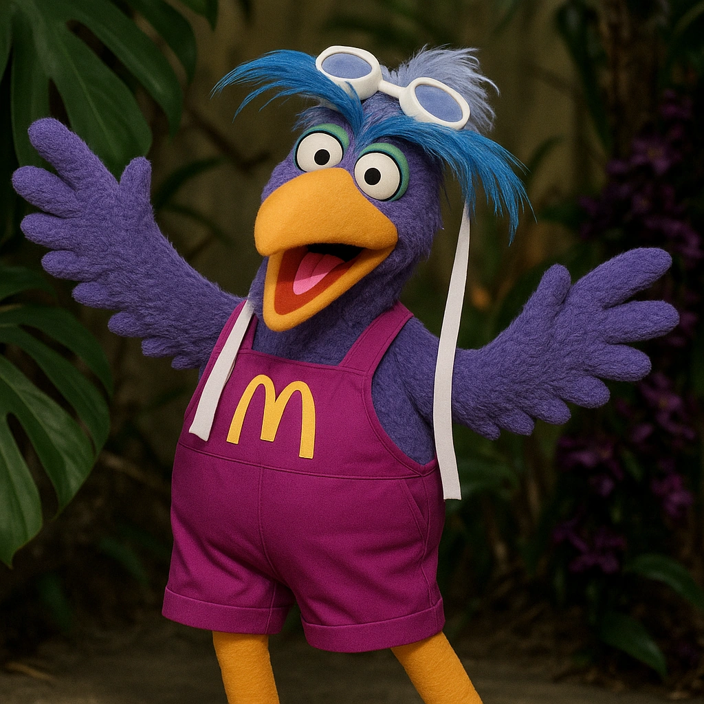 Mel Bird in Style of The Same Photo When I Pooped a Big One Birdie the ...