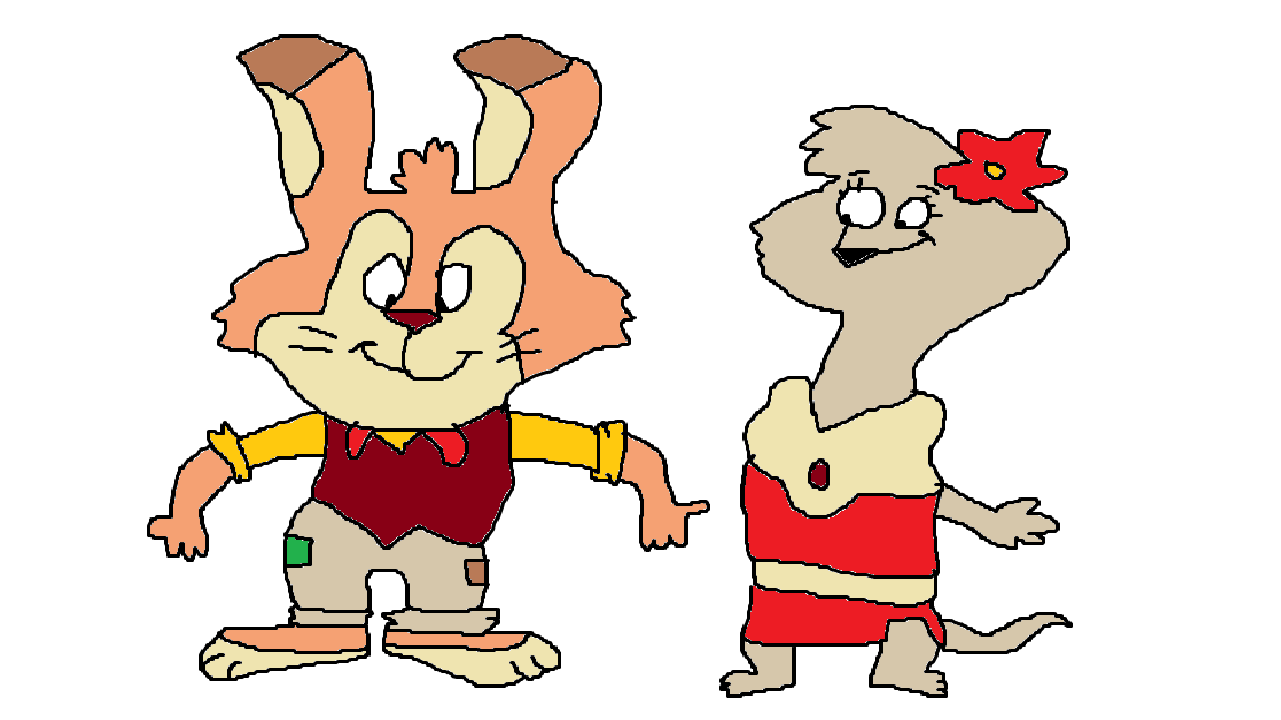 Brer Rabbit and Sister Mink (TAOBR) in style of MGM Animation (art ...