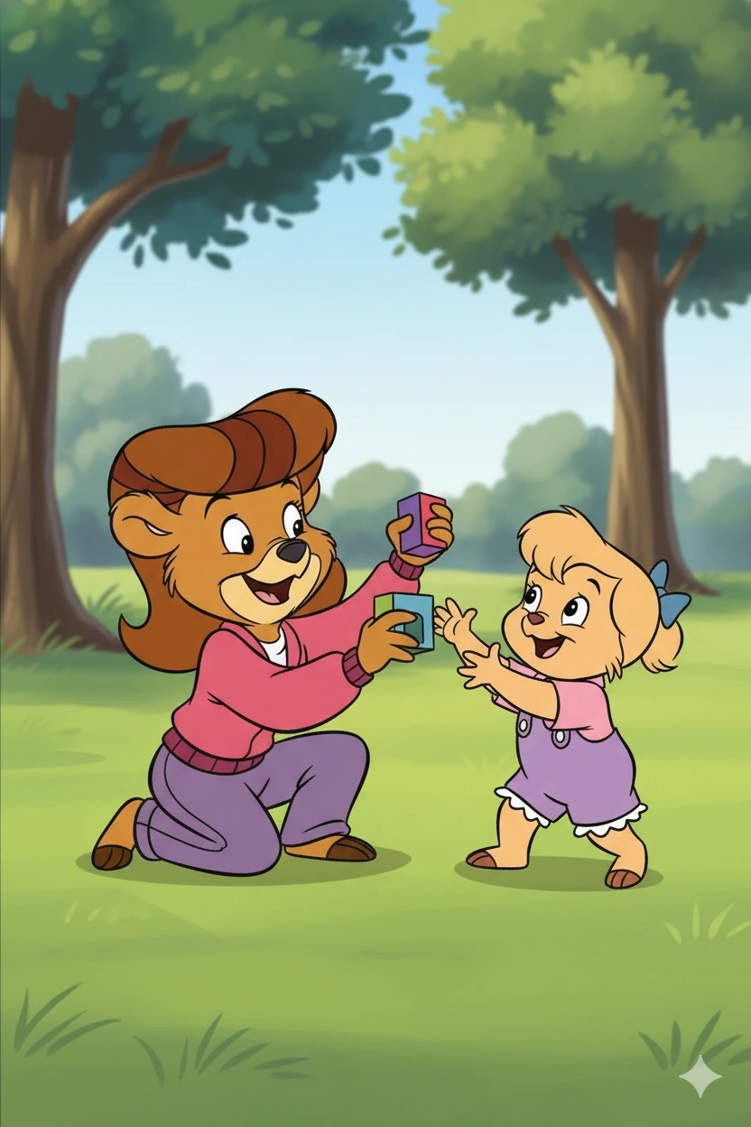 Rebecca Cunningham playing with her daughter Molly by ...