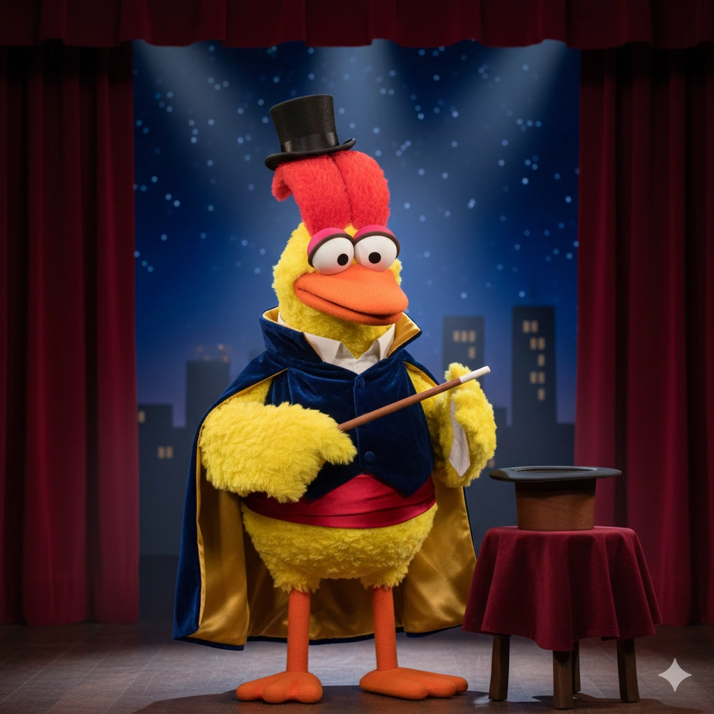 Gerald Bird's magic show (Muppet Wiki stuff) | Fan art Fun Wiki | Fandom