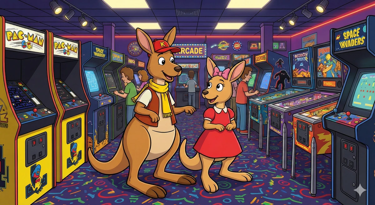 Skippy and Matilda Roo in the arcade (Gemini) | Fan art Fun Wiki | Fandom