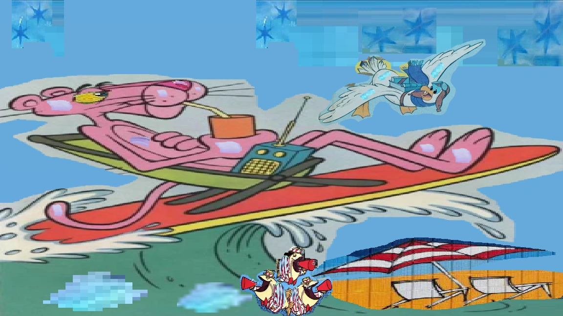 Brighton Pier's bad fairground art murals III (Theme Parks Wiki stuff ...