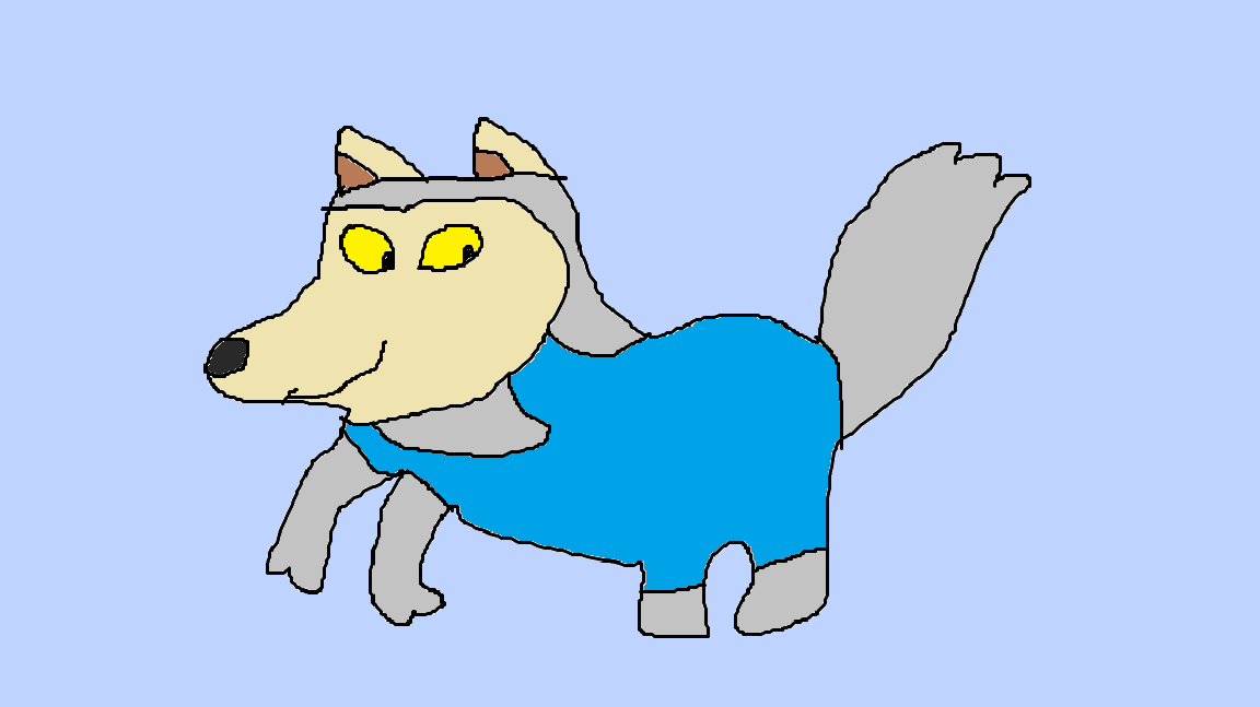 Johnny the Wolf Wears Overalls by SidabatheToonLord (DeviantArt stuff ...