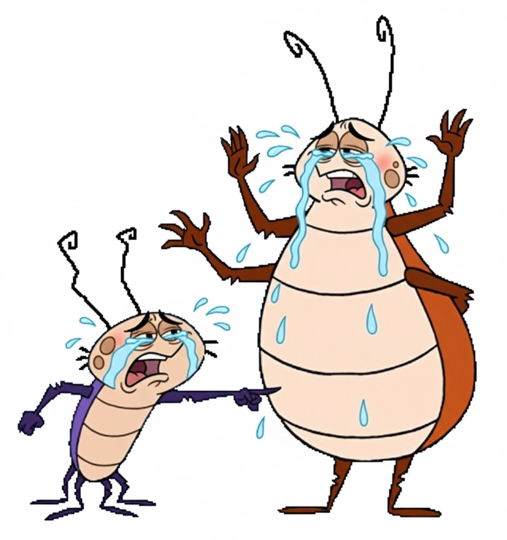 Rube Roach and Reg Roach are crying in 9/11 | Fan art Fun Wiki | Fandom