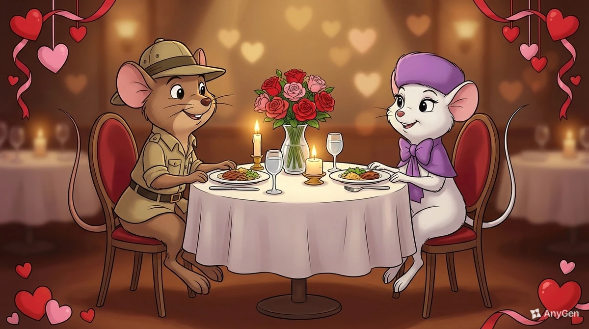 Jake Has A Valentine Dinner With Miss Bianca V2 by timmybrisbyfan1925 ...