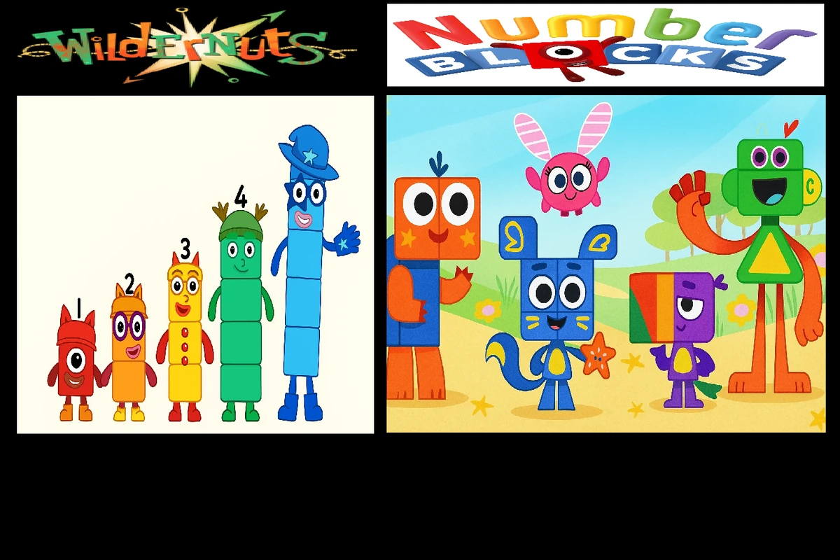 Numberblocks and Wildernuts style swap by XavierStar-Studios | Fan art ...