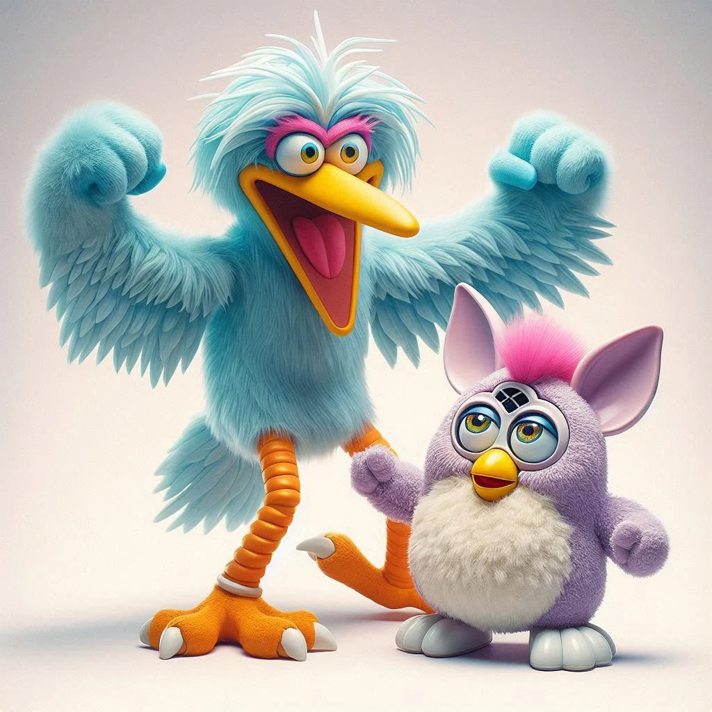 Mel Bird Vs. Noo-Loo (Furby Mix) (AI stuff) | Fan art Fun Wiki | Fandom