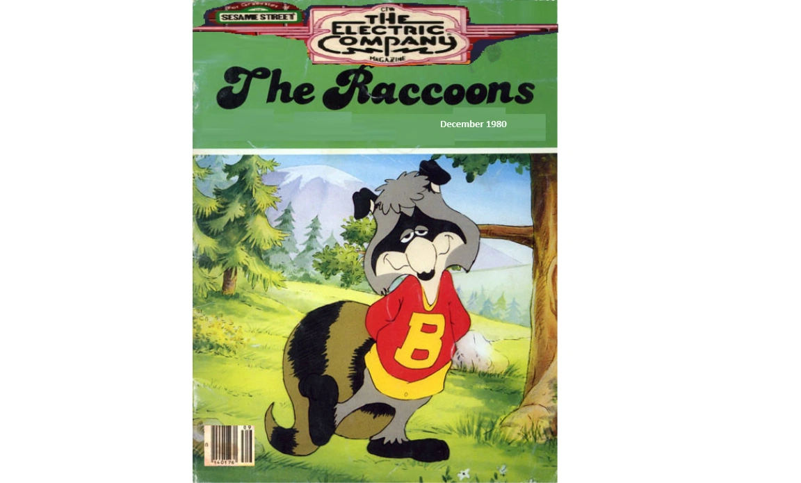 The Electric Company Magazine - The Raccoons (December 1980) (magazine ...