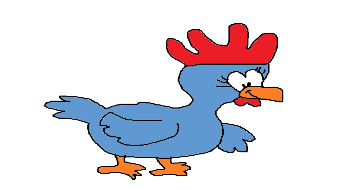 Lottie Dottie Chicken (Peyo style) (art STUFF) | Fan art Fun Wiki | Fandom
