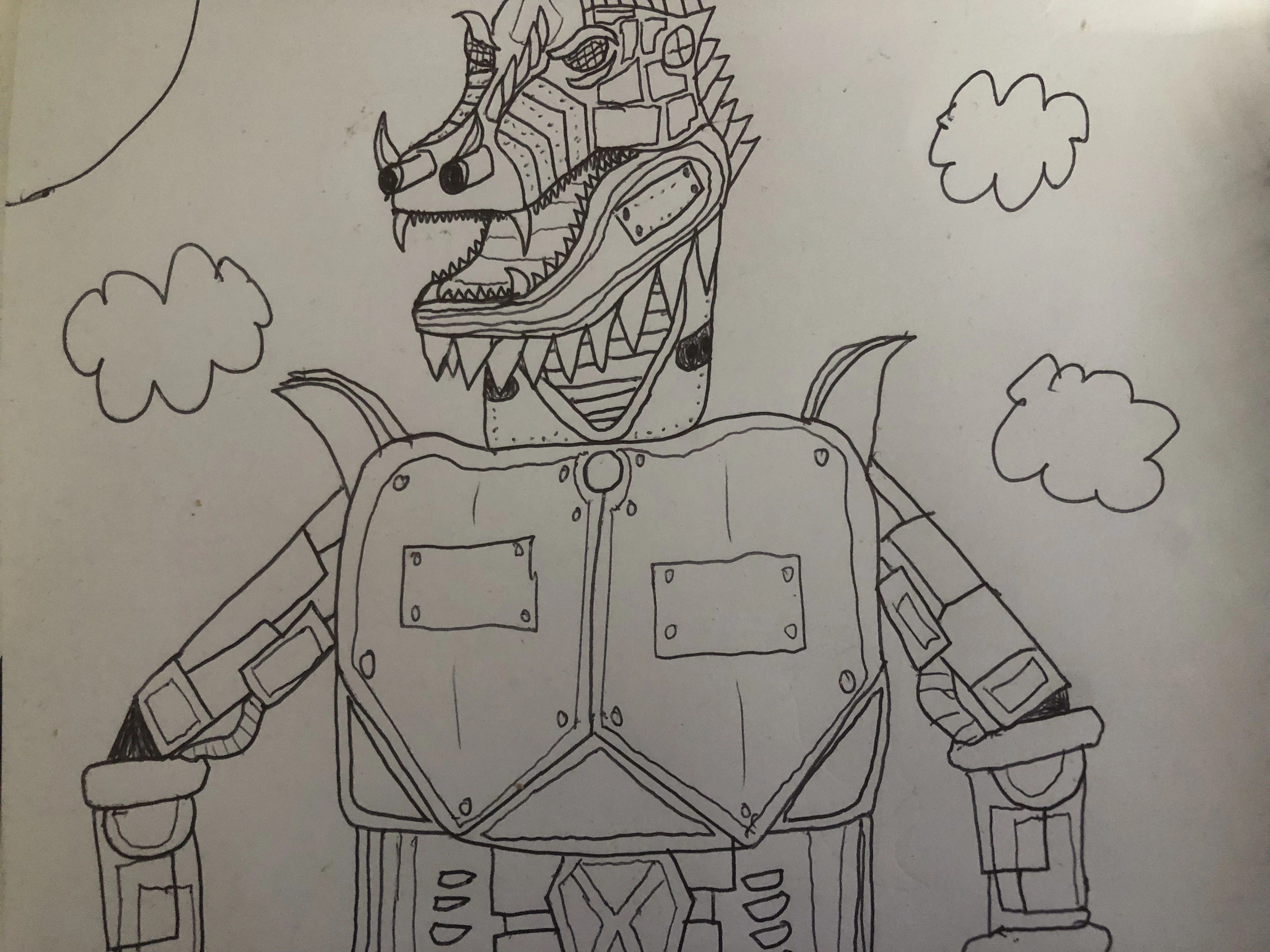 Mechagodzilla Tekening