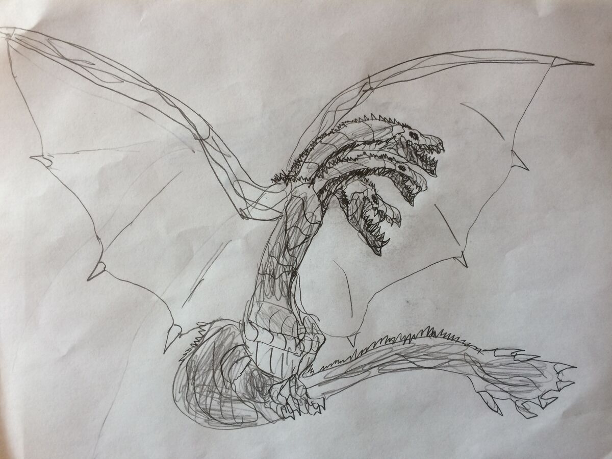 Akuma Ghidorah Fan Made Kaiju Wikia Fandom