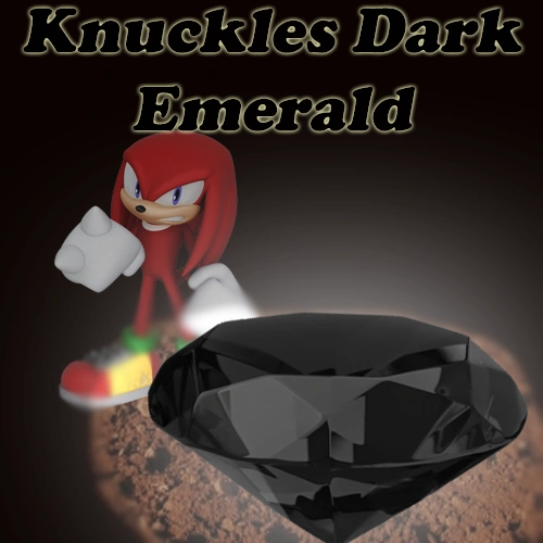 Knuckles Dark Emerald | Sonic Fanon Wiki | Fandom