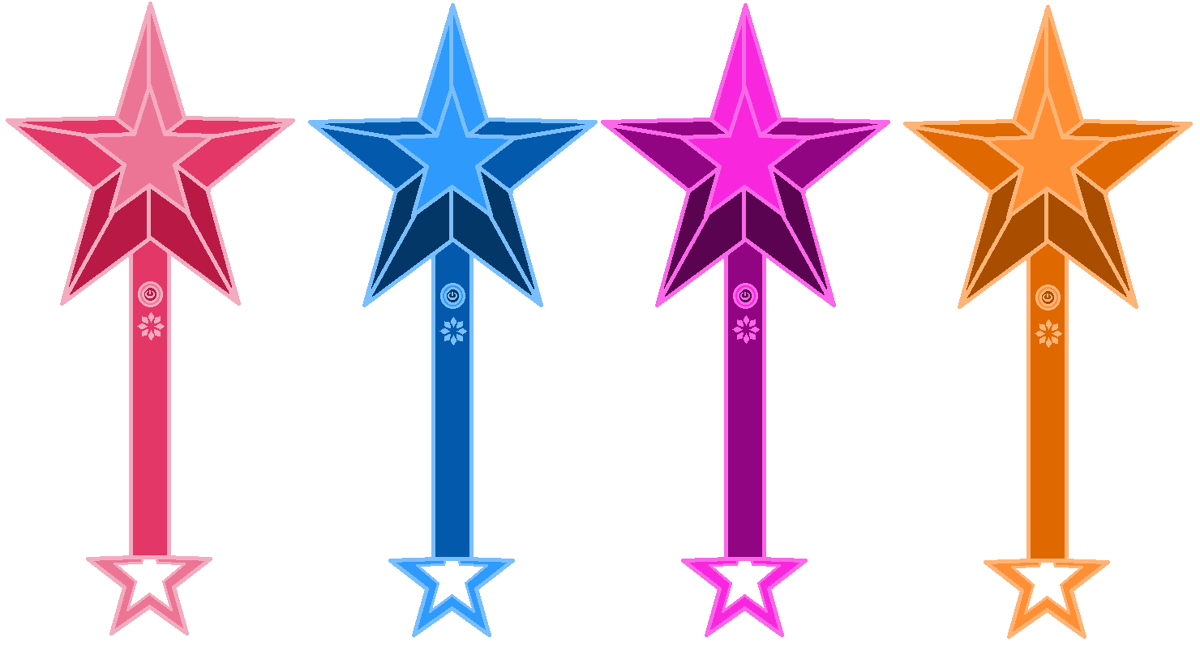 My Alternative Aikatsu! Lightsticks by TalkingAngela2515 (Maria Luiza ...