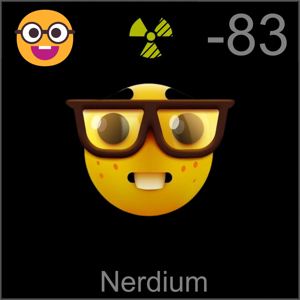 Nerdium | Fandomium, Fan-Made Elements Wiki | Fandom