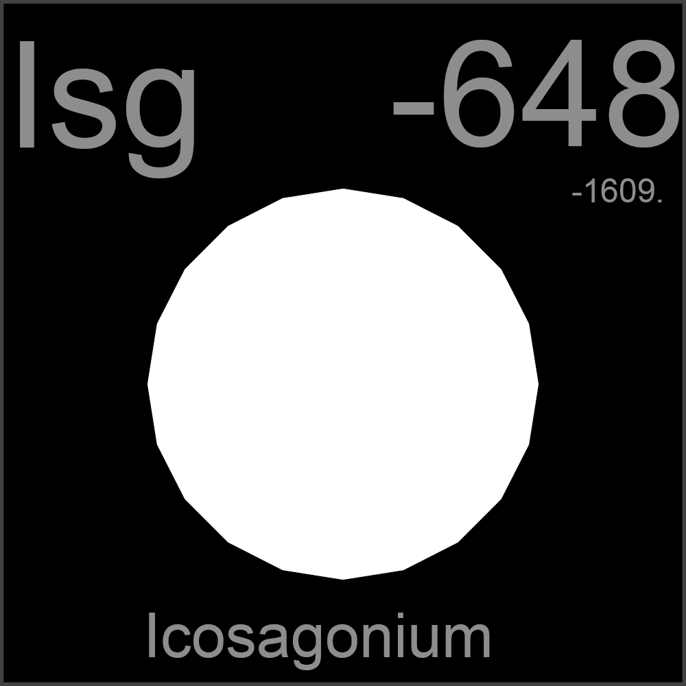 Icosagonium | Fandomium, Fan-Made Elements Wiki | Fandom